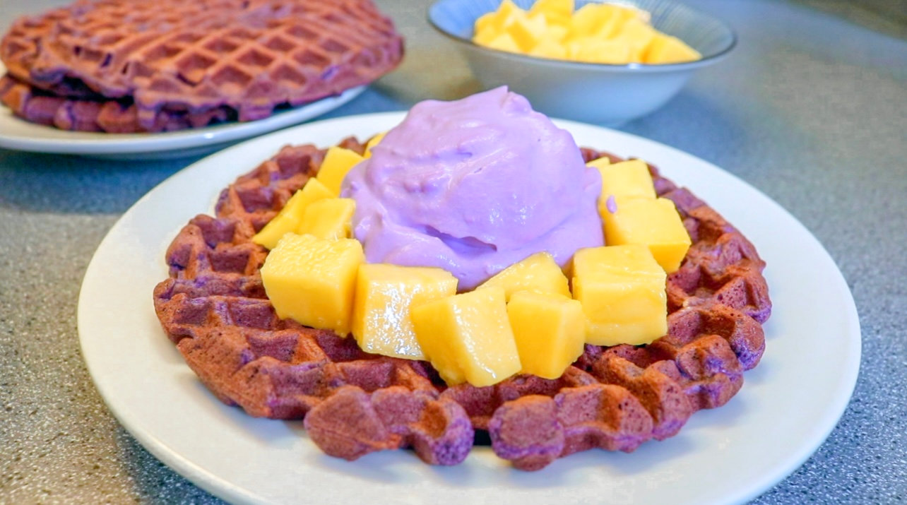 Cooking with Kurt | Ube Waffles