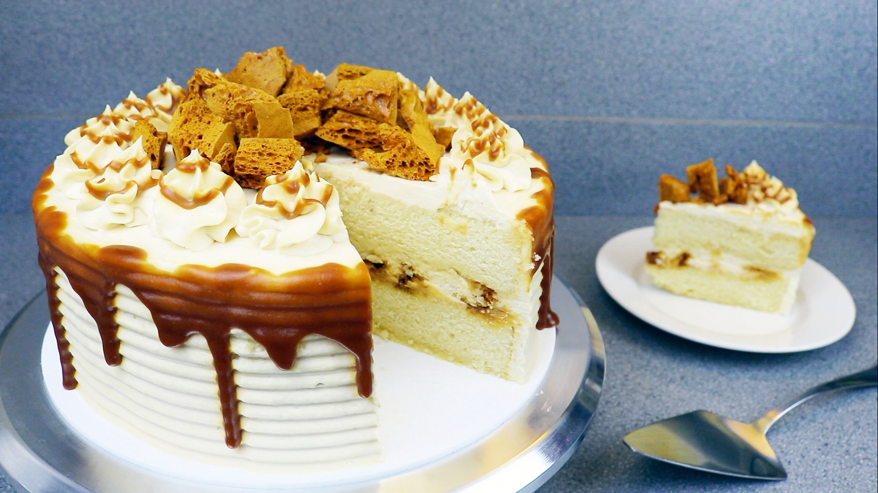 Cooking with Kurt | Caramel Coffee Crunch Cake