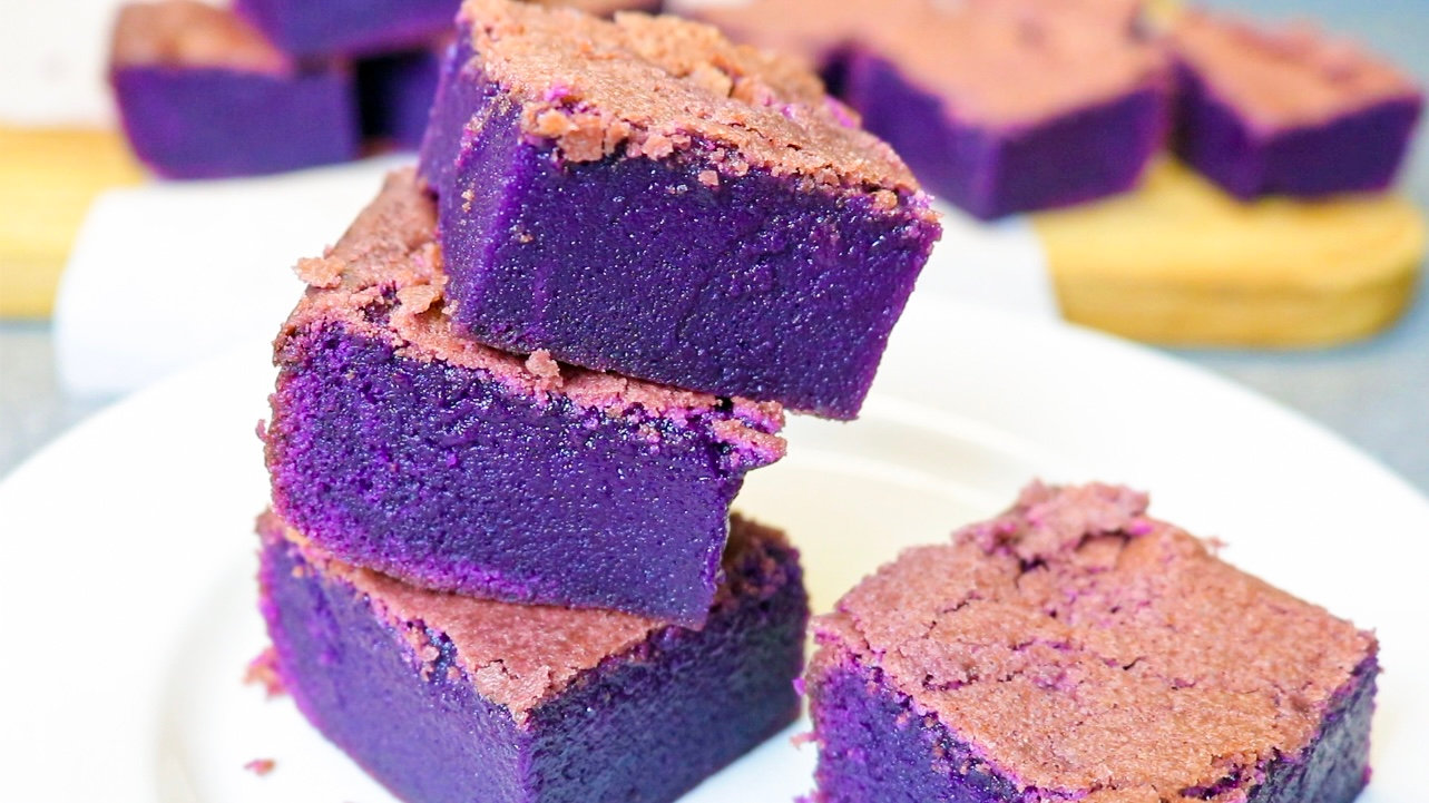 Cooking with Kurt | Ube Fudge Brownies