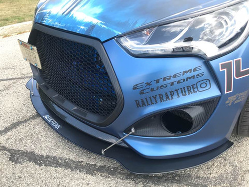 Aerotekk Front Track Splitter for 13-18 Veloster Turbo | Aerotekk Design