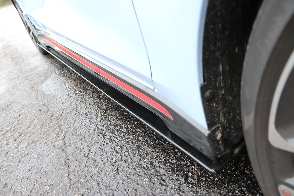 Aerotekk Track Side Splitters for 19+ Veloster (N/A, Turbo, N ...