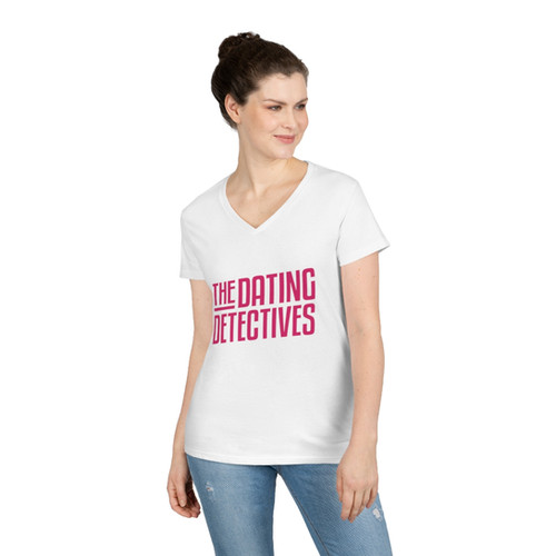 The Dating Detectives V-Neck T-Shirt | Dating Detectives