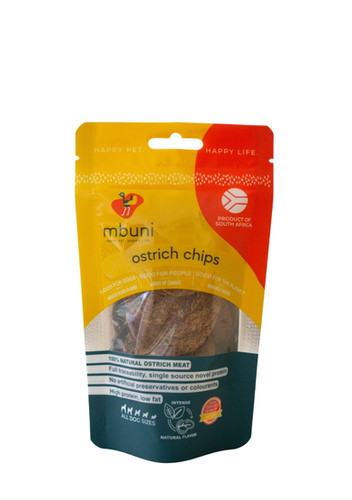 Ostrich Chips | Mbuni Pet Treats