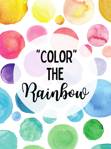 Rainbow Party Activity Signs (Vertical) | The Little Things