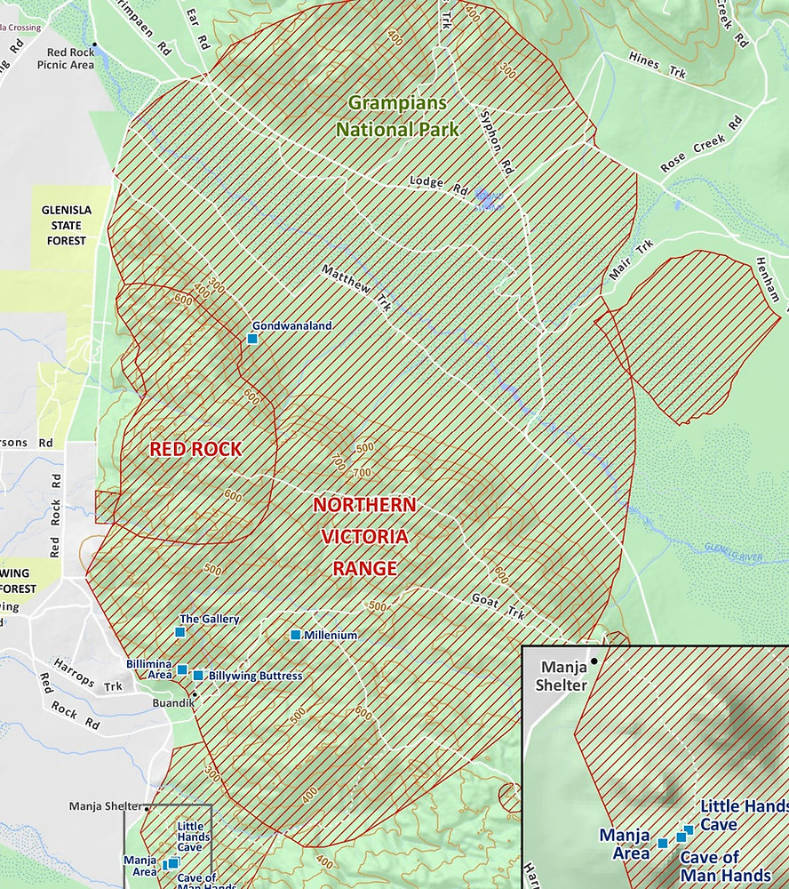 New Grampians SPA Map from Parks Victoria