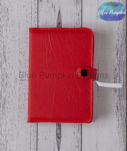 A6 Blank ITH Notebook Cover | Blue Pumpkin Vinyl