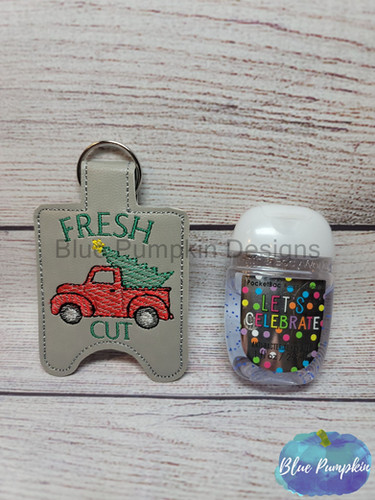 1oz Fresh Cut Hand Sanitizer Holder | Blue Pumpkin Vinyl
