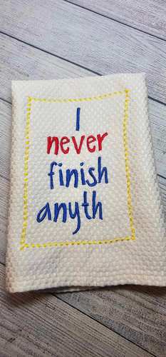 Never Finish Design | Blue Pumpkin Vinyl