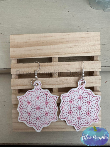 Joined Stars Earrings | Blue Pumpkin Vinyl