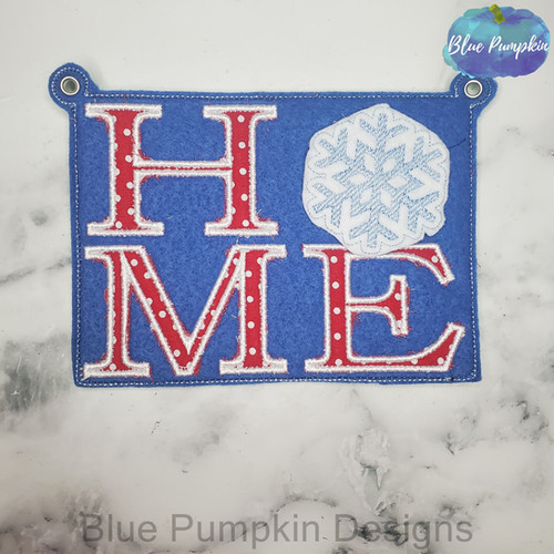 12mos Interchangeable HOME sign | Blue Pumpkin Vinyl
