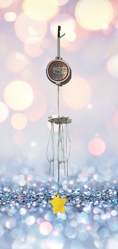 Red White Boom Wind Chime | Blue Pumpkin Vinyl