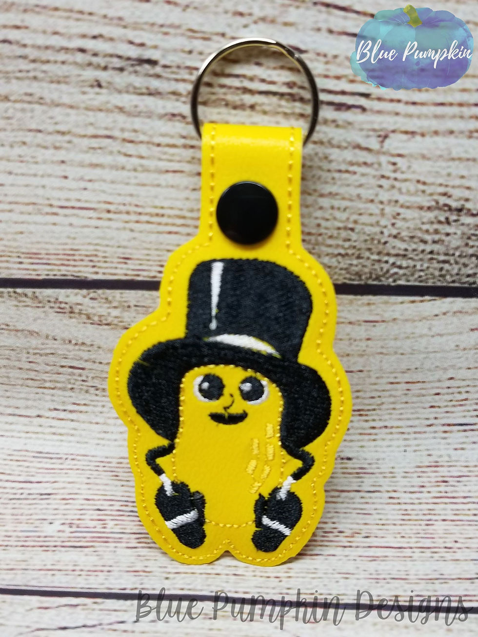 Nut Baby Key Fob | Blue Pumpkin Vinyl