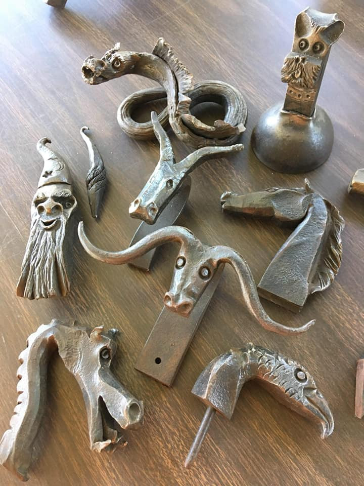 Forged Animal Heads