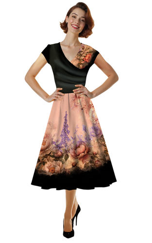 Catherine Rose Wrap Front Dress | JamCat