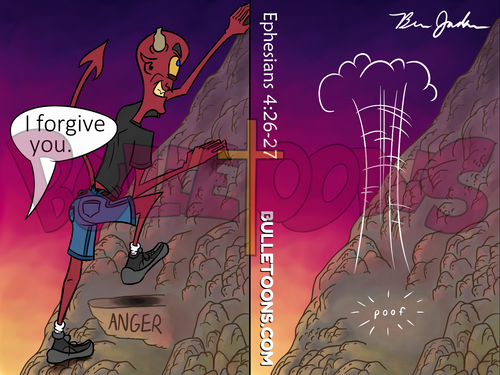 Do Not Give the Devil a Foothold | Bulletoons