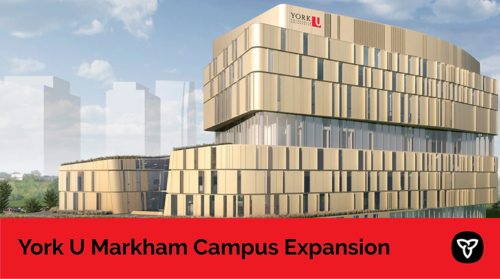 Ontario Announces Support for York University's New Markham Centre Campus