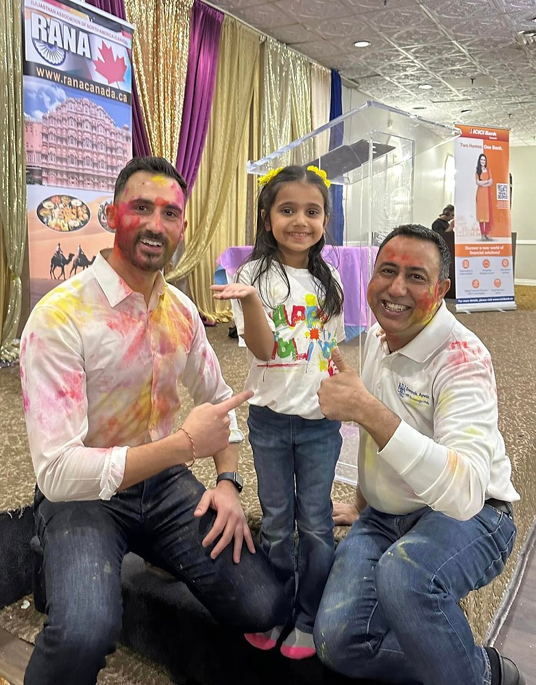 PHOTO RELEASE: MPP Lecce attends Holi celebration