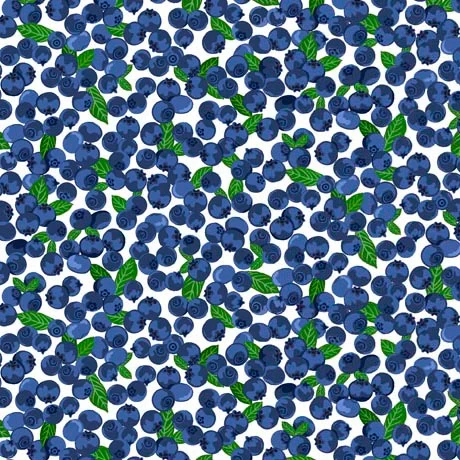 QT Mini Blueberries | Kats FABRIC Store