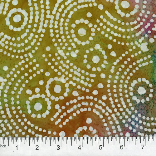 Quilter's Batiks QB549 Pink/Blue/Green/Cream | Kats FABRIC Store