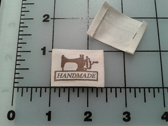 Woven Printed Handmade Sewing Machine Labels | kats-fabric-store