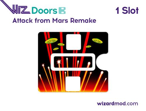Attack from Mars Remake Pinball WizDoors 1 Slot | Wizard Mod