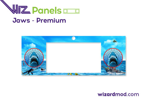 Jaws - Premium Pinball Magnetic WizPanels | Wizard Mod
