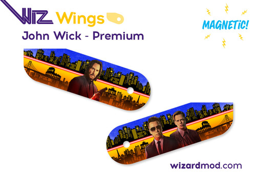 John Wick - Premium Pinball Magnetic WizWings | Wizard Mod