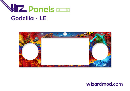 Godzilla - LE Pinball Magnetic WizPanels | Wizard Mod