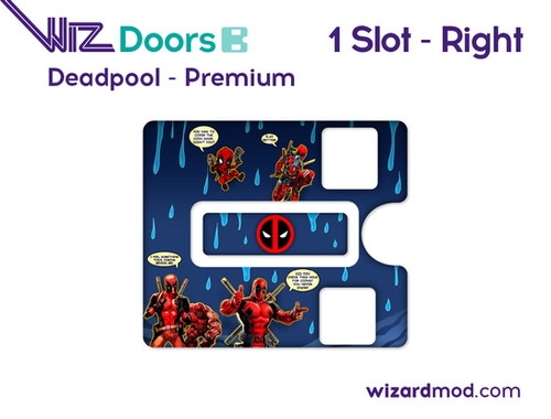 Deadpool - Premium Pinball WizDoors 1 Slot Right | Wizard Mod