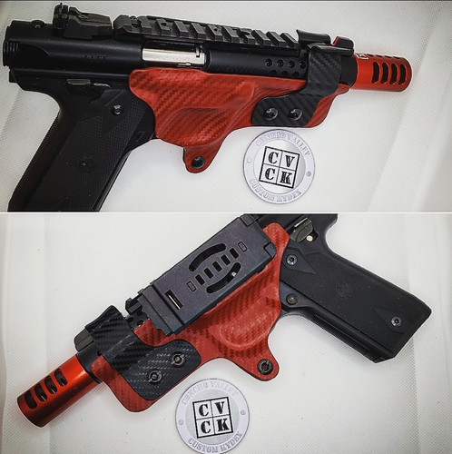 Suppressor/Compensator-ready Holster for Ruger MK4 | CVCK HOLSTERS