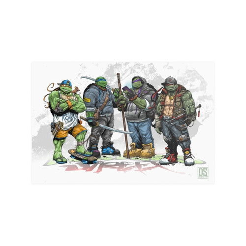 TMNT Street White Print | Defshogun