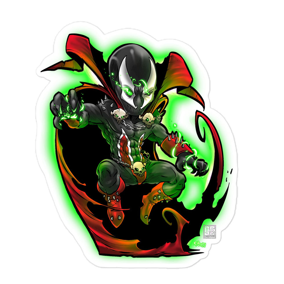 Chibi Spawn Bubble-free sticker | Defshogun