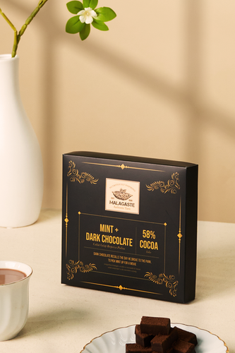 Mint + 58% Dark Chocolate | Malagaste Chocolate