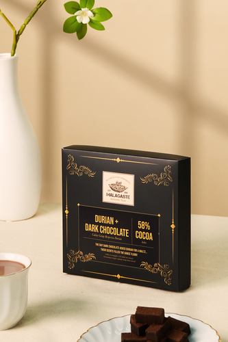 Durian + 58% Dark Chocolate | Malagaste Chocolate