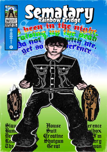 Sematary Rainbow Bridge Comic Poster | customcardsbyhorus