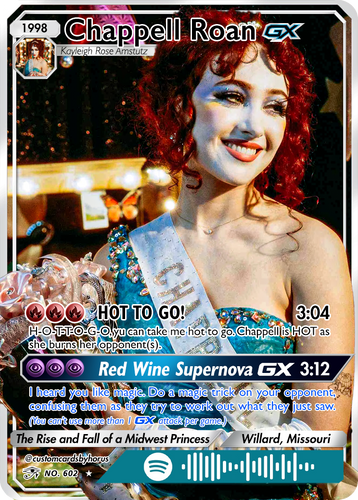 Chappell Roan Holographic Trading Card | customcardsbyhorus