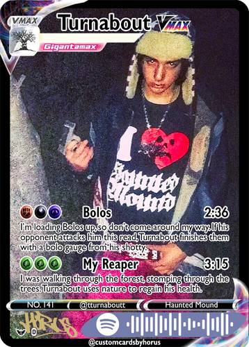 Turnabout Holographic Trading Card | customcardsbyhorus