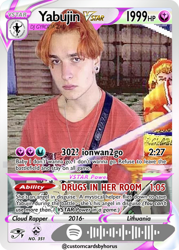 Yabujin Holographic Trading Card | customcardsbyhorus