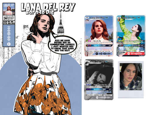 Lana Del Rey Super Fan Bundle | customcardsbyhorus