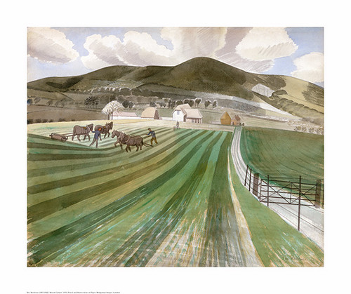 Mount Caburn Art Print by Eric Ravilious | Eric Ravilious Prints