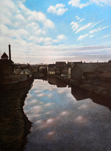 Quiet Morning in Lewes Print by Peter Messer | thefineartcompany
