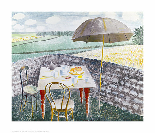 Tea at Furlongs Print by Eric Ravilious | Eric Ravilious Prints