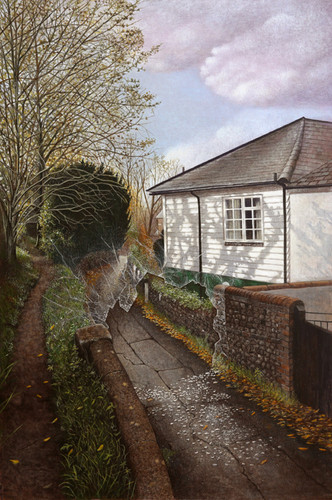 Lane to the Land of the Dead Print by Peter Messer | thefineartcompany