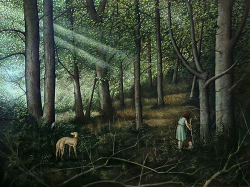 I Found Him Beneath A Tree Print by Peter Messer | thefineartcompany