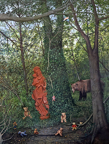 Our Lady of the Bears Print by Peter Messer | thefineartcompany