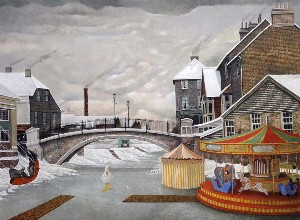 Frost Fair Limited Edition Print by Peter Messer
