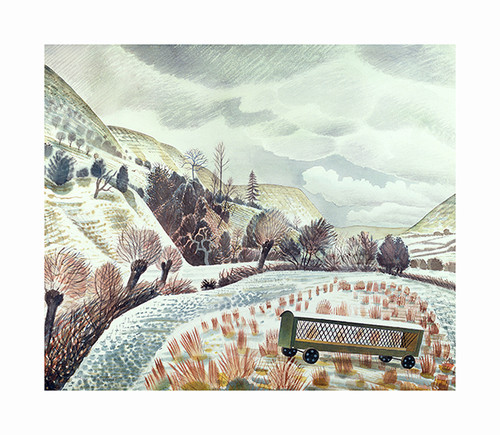 New Year's Snow Art Print by Eric Ravilious | Eric Ravilious Prints