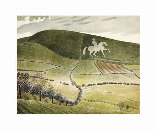 Chalk Figure Near Weymouth Print by Eric Ravilious | Eric Ravilious Prints