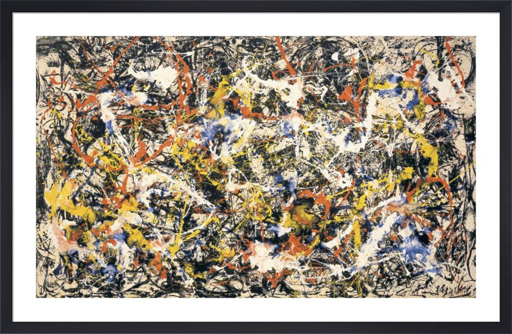 Focus on 'Summertime' Art Print by Jackson Pollock