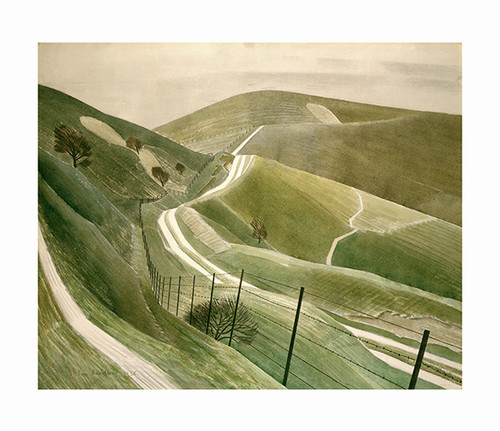 Chalk Paths Print by Eric Ravilious | Eric Ravilious Prints